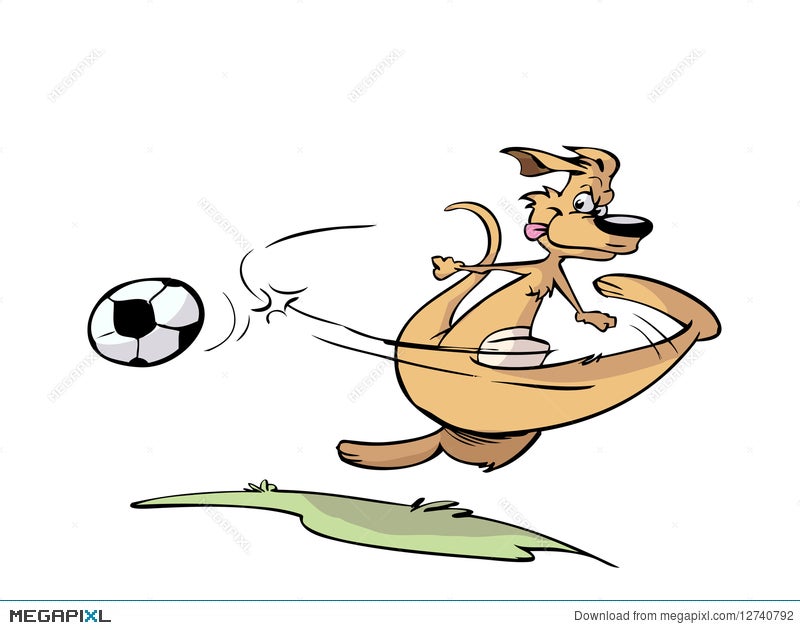Kangaroo Kick Drawing