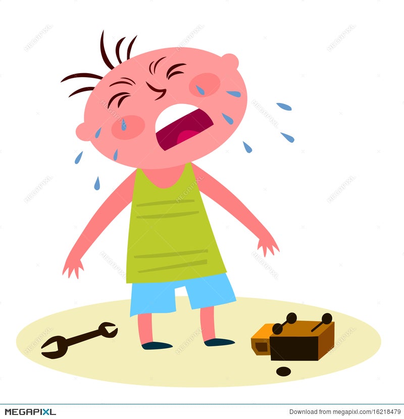 Cartoon Kids Crying