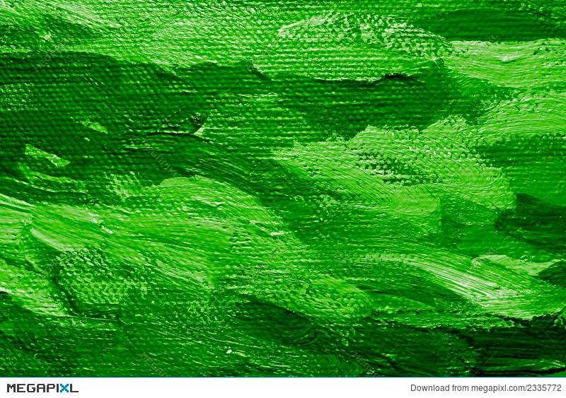 Green Oil Paint Texture