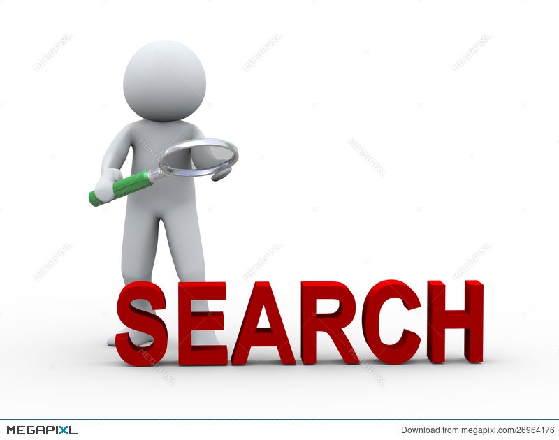 Person Searching Clipart