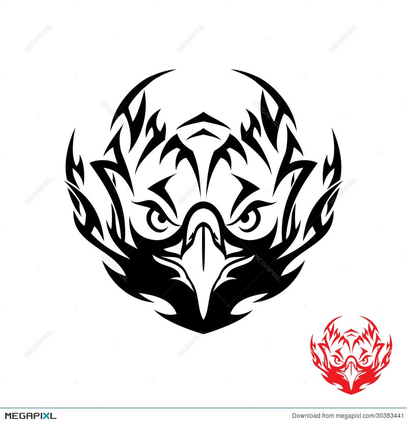 Tribal Eagle Head