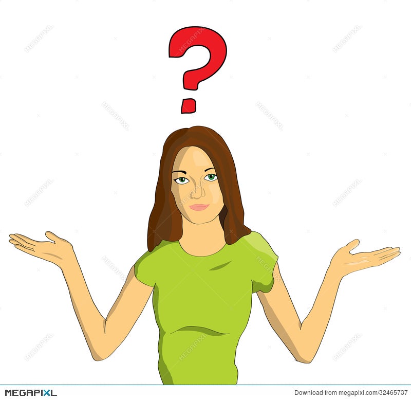 Clipart Confused Person