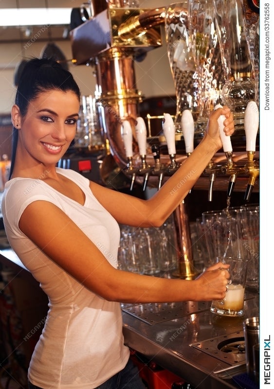Female Bartender Photography