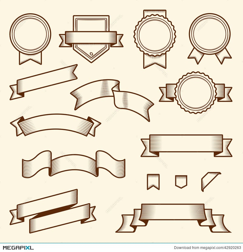 Free Modern Ribbon Vector