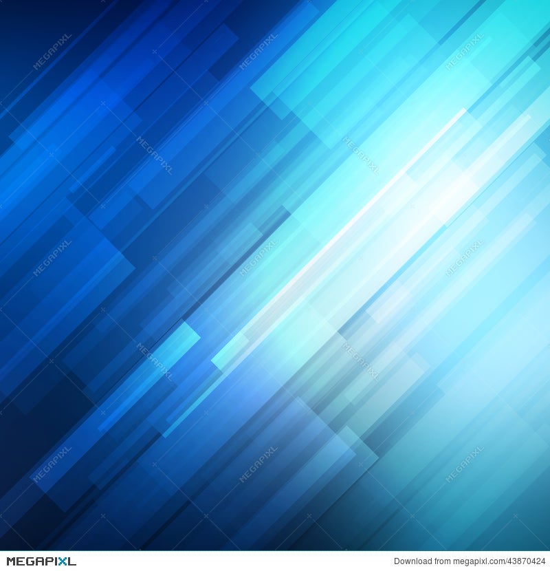 Blue Abstract Lines Business Vector Background. Illustration 43870424 ...