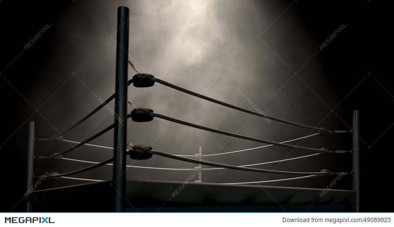 Boxing Ring Ropes Background