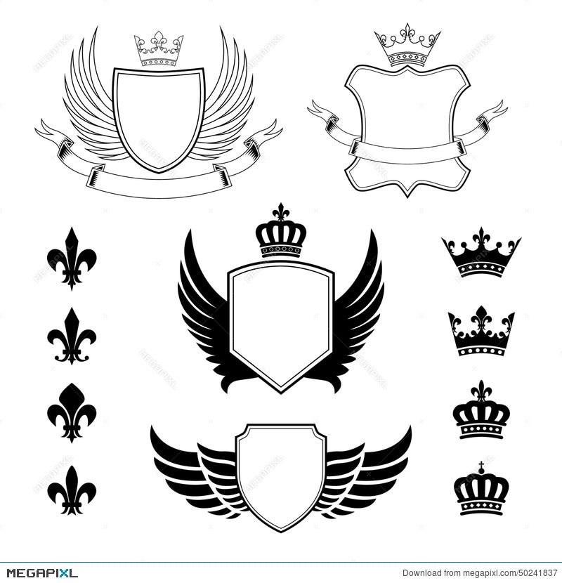 Crests Shields Wings