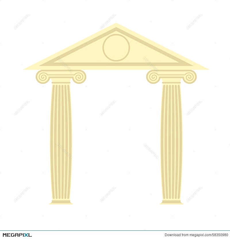 Greek Columns Vector