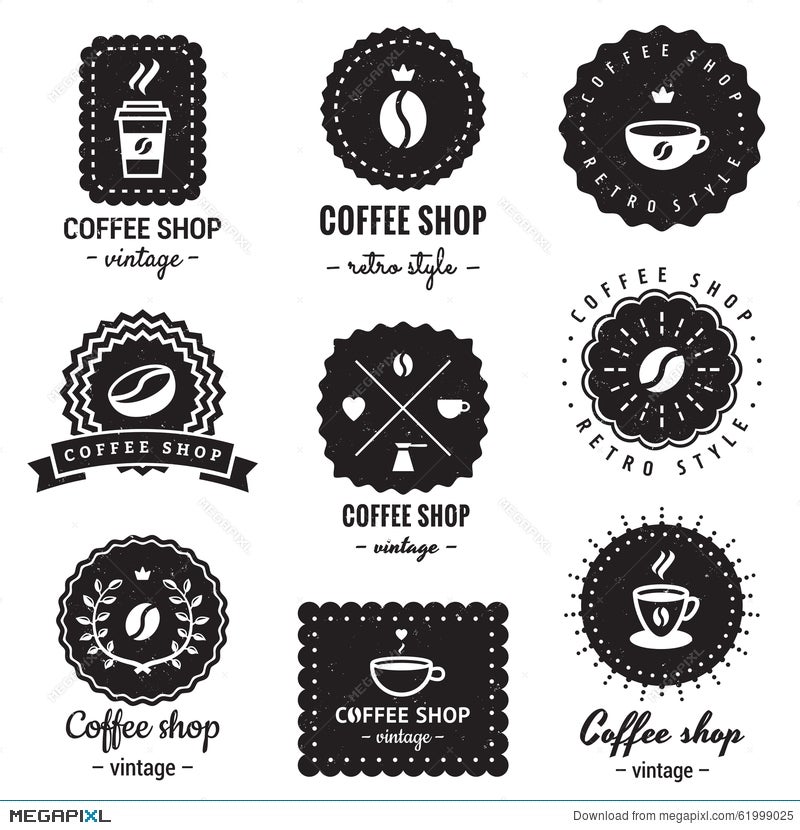 Hipster Coffee Logos