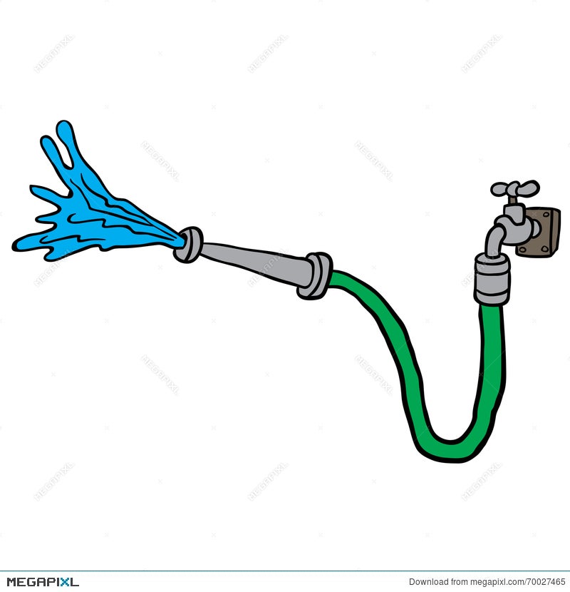 Hose Spraying Water Clipart Pictures