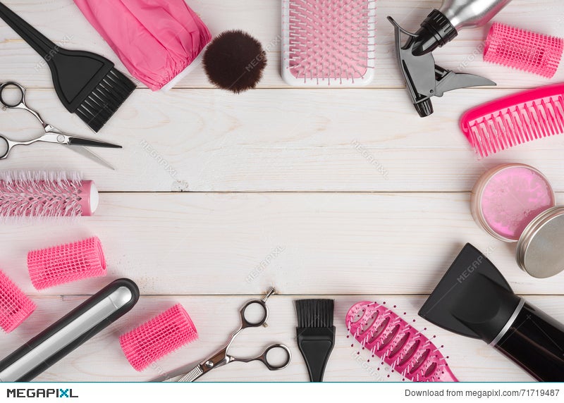 Hair Tools Background