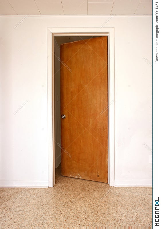 Door Slightly Open