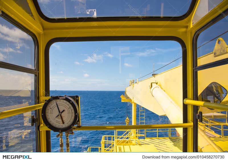 Offshore Crane Cockpit Stock Images by Megapixl