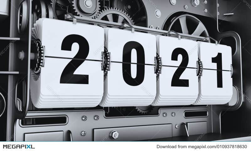 Flip Digits Year Numbers Clipart And Illustrations