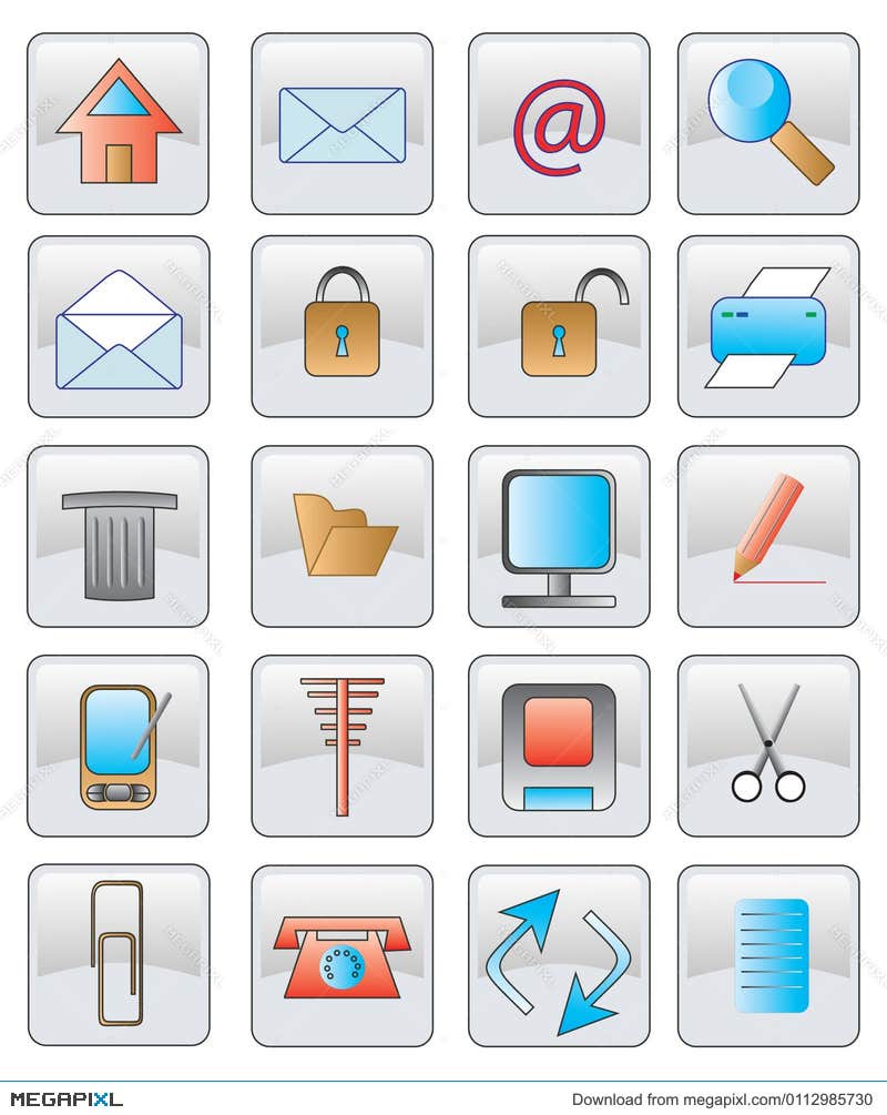 Paper Cut Out Folder Icon Clipart And Illustrations