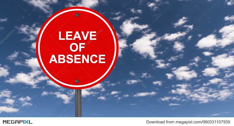 Leave Absence Traffic Sign Clipart And Illustrations