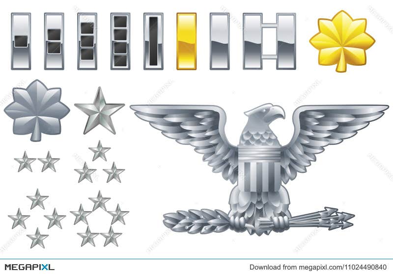 Major General Military Ranks Insignia Icon Clipart And Illustrations