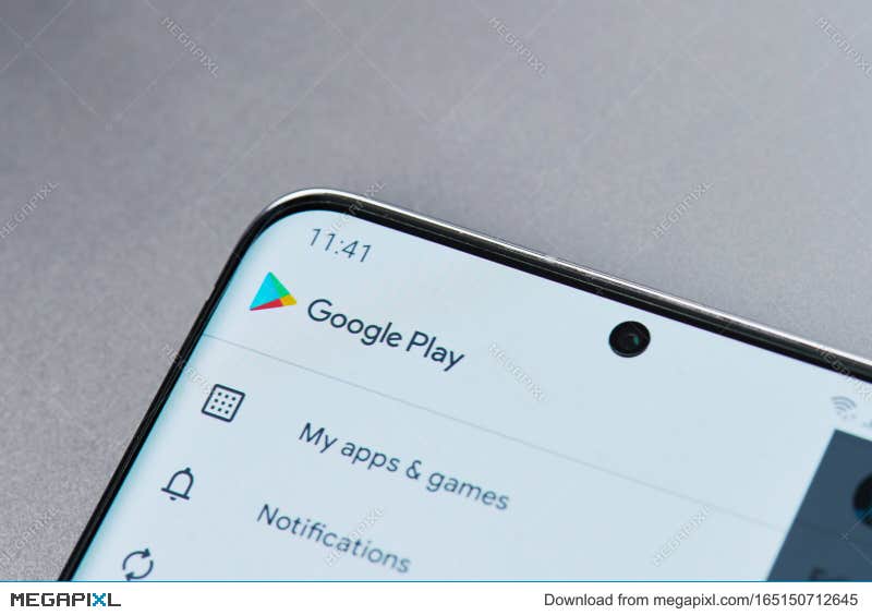 Google Play Store Menu Stock Images by Megapixl