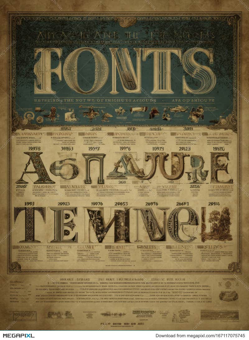 Sans Serif Font Examples Stock Photos by Megapixl