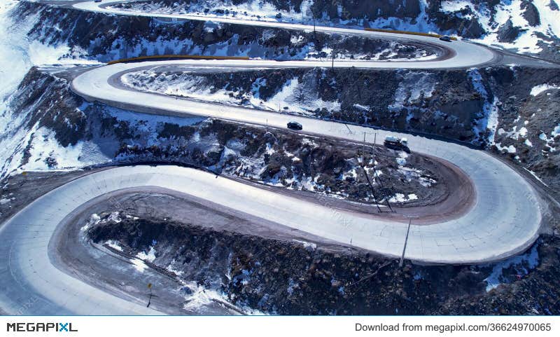 Famous Winding Road Andes Mountains Santiago Chile Road Highway Highway ...