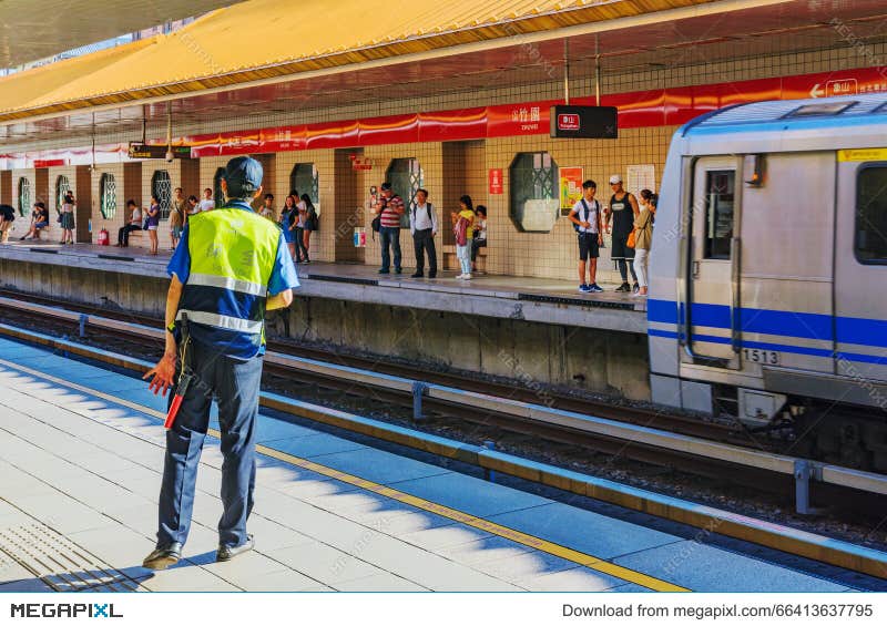 Mrt Station Security Officer Stock Images by Megapixl