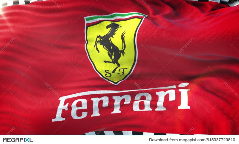 Formula Flag Waving Sun Seamless Loop Highly Detailed Fabric Texture ...