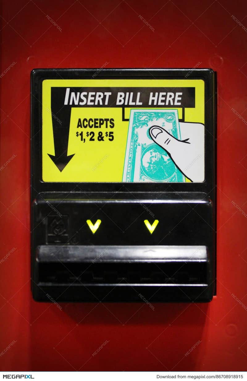Vending Machine Bill Acceptor Stock Images by Megapixl
