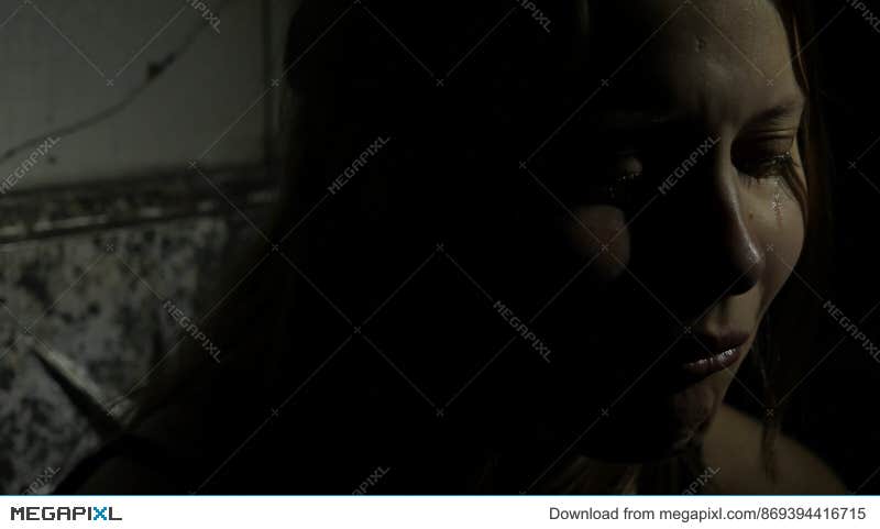 Sad Depressed Teen Girl Crying 4K Uhd Stock Video Footage by Megapixl