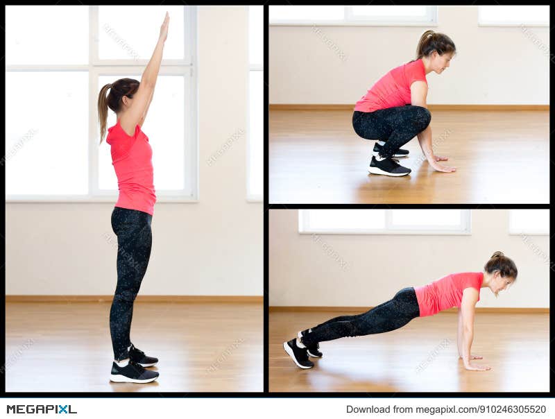 Burpee Exercise Stock Photos by Megapixl