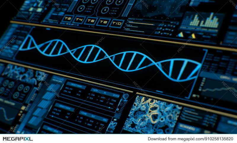 Brain Mrt Scan View Screen 4K Medical Colorful Background Stock Video ...