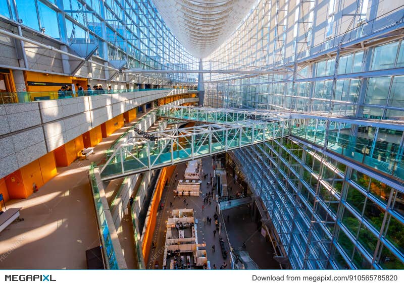 Glass Lattice Convention Center Stock Images by Megapixl