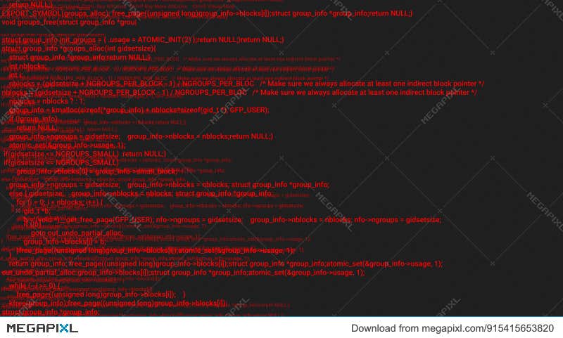 Orange Screen Coding Hacker Concept Animation Glitch Programming Code Typing Error Clipart And