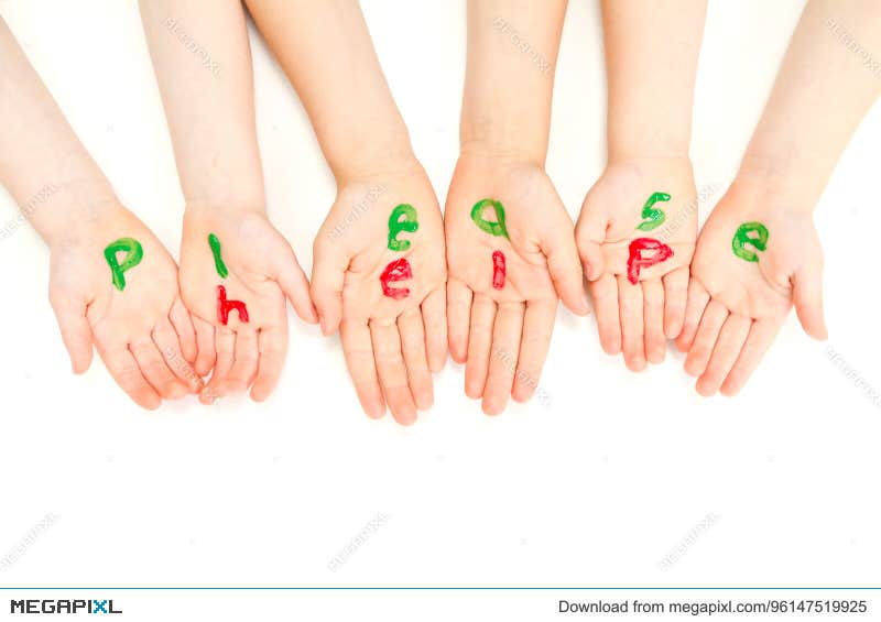 Kid Saying Please Stock Photos by Megapixl